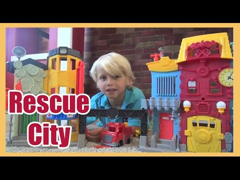 Fisher Price Imaginext Rescue City Center Review - YouTube
