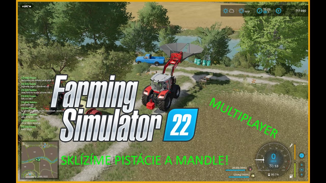 Farming Simulator 22 Multiplayer | #2 Sklízíme pistácie a mandle! (QHD ...