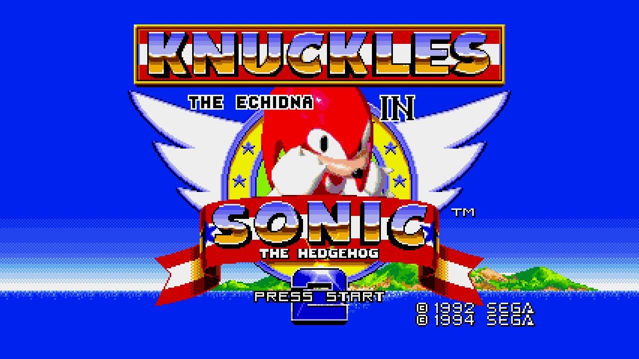 Knuckles in Sonic 2 - Sonic Jam Normal Version - Sega Saturn - YouTube