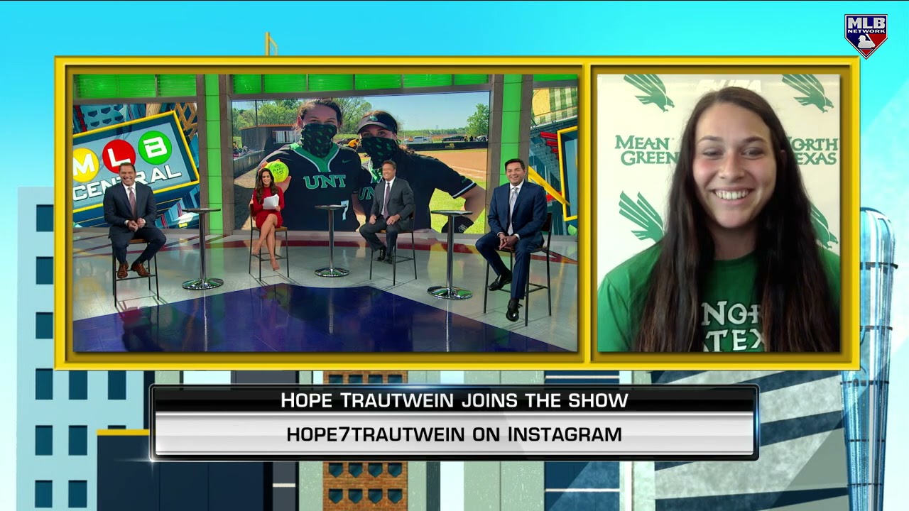 North Texas Softball Pitcher Hope Trautwein Discusses Her Perfect Game ...