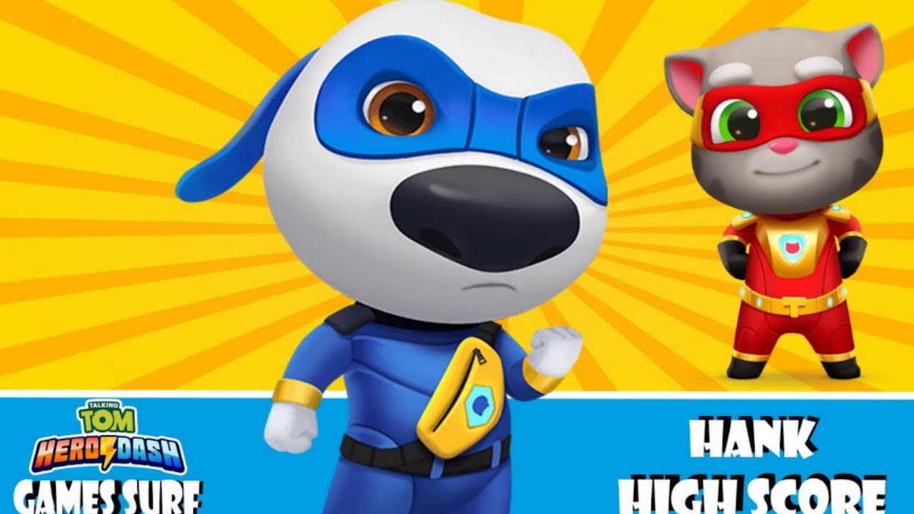Talking Tom Dash Hank -2 x. Gameplay Android and IOS - YouTube