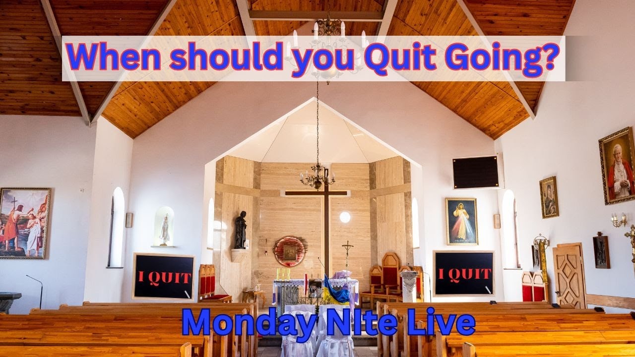 Monday Nite Livestream: When Should You Leave "The Church"? - YouTube