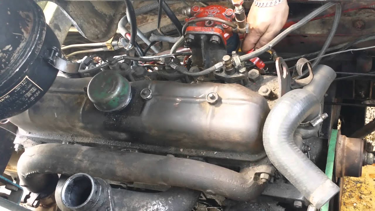 Problème démarrage Saviem SG-2 après changement de moteur - YouTube