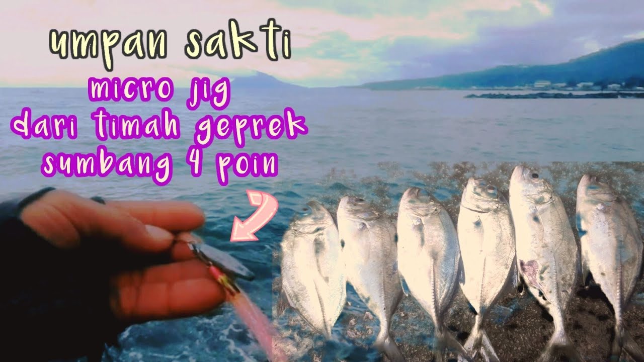 UMPAN SAKTI ‼️ Micro jig dari timah geprek strike baby gt || ULTRALIGHT ...