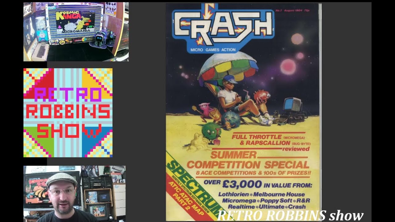 Crash issue 7 next BIG game and commodore monty - YouTube