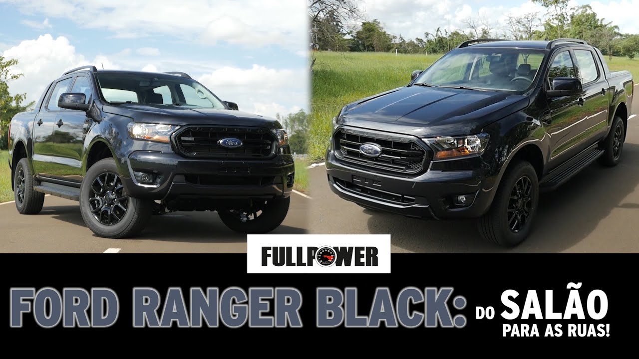 Ford Ranger Black. Apareceu no Salão do Automóvel 2018 e agora chega ...