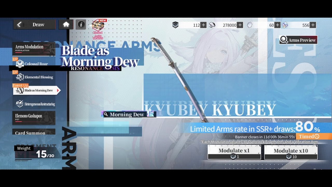 Echocalypse Scarlet Covenant - 120 Pulls for UR Kyubey's Weapon - YouTube
