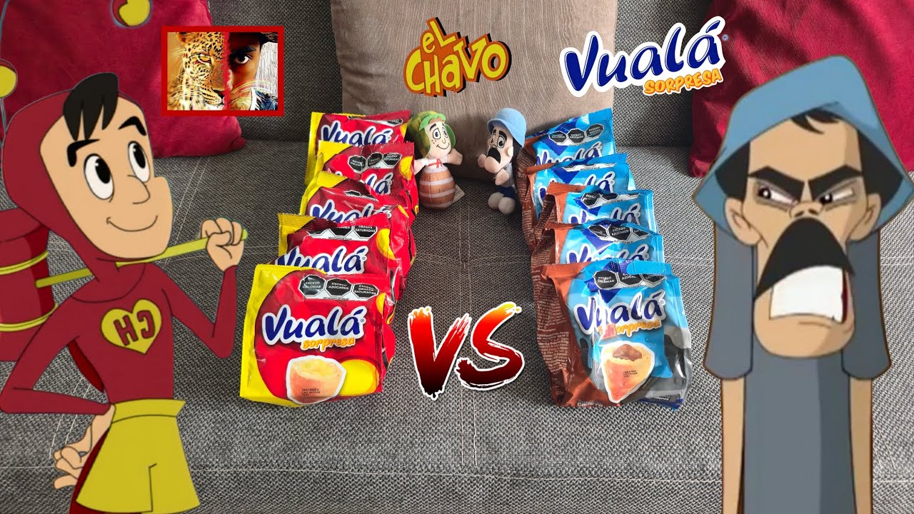 Vualá Chorpresa vainilla VS Vualá Chorpresa cajeta Chespirito, la ...