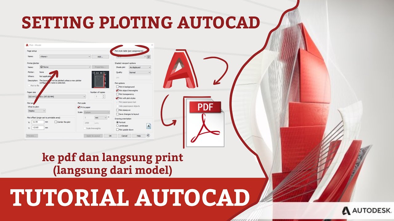 CARA PLOT AUTOCAD MONOCHROME | PDF | PRINT | LANGSUNG DARI MODEL | 2022 ...