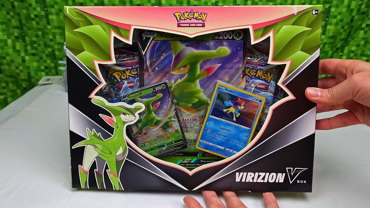 Opening Pokémon Virizion V Box | Pokemon Cards and Chill - YouTube
