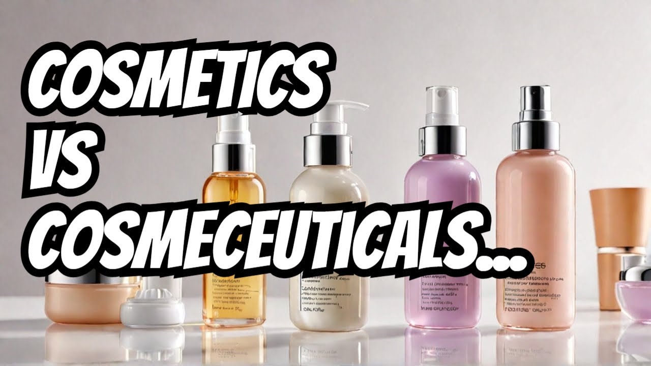 Cosmetic Science : Cosmetics Vs Cosmeceuticals. - YouTube