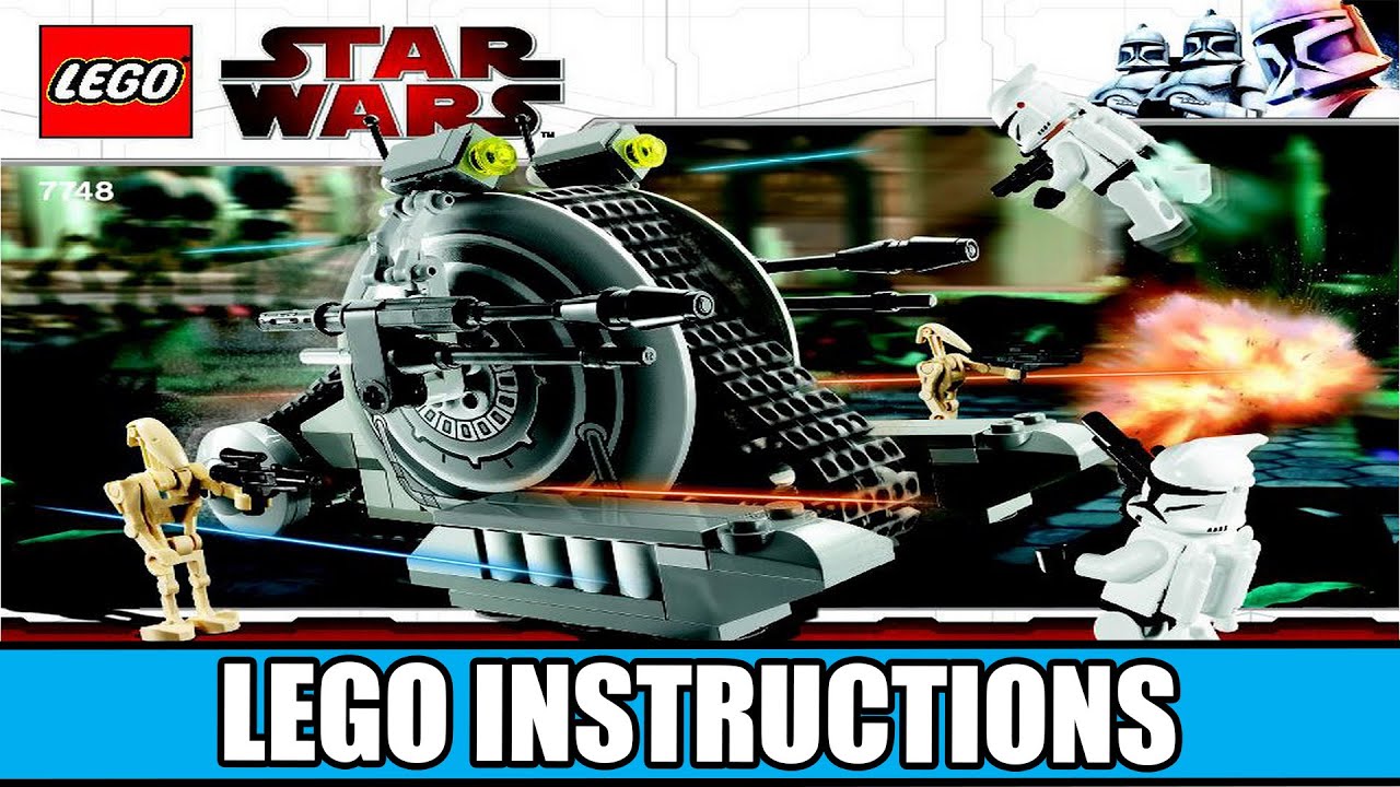LEGO 7748 Instructions - The Clone Wars - Corporate Alliance Tank Droid ...