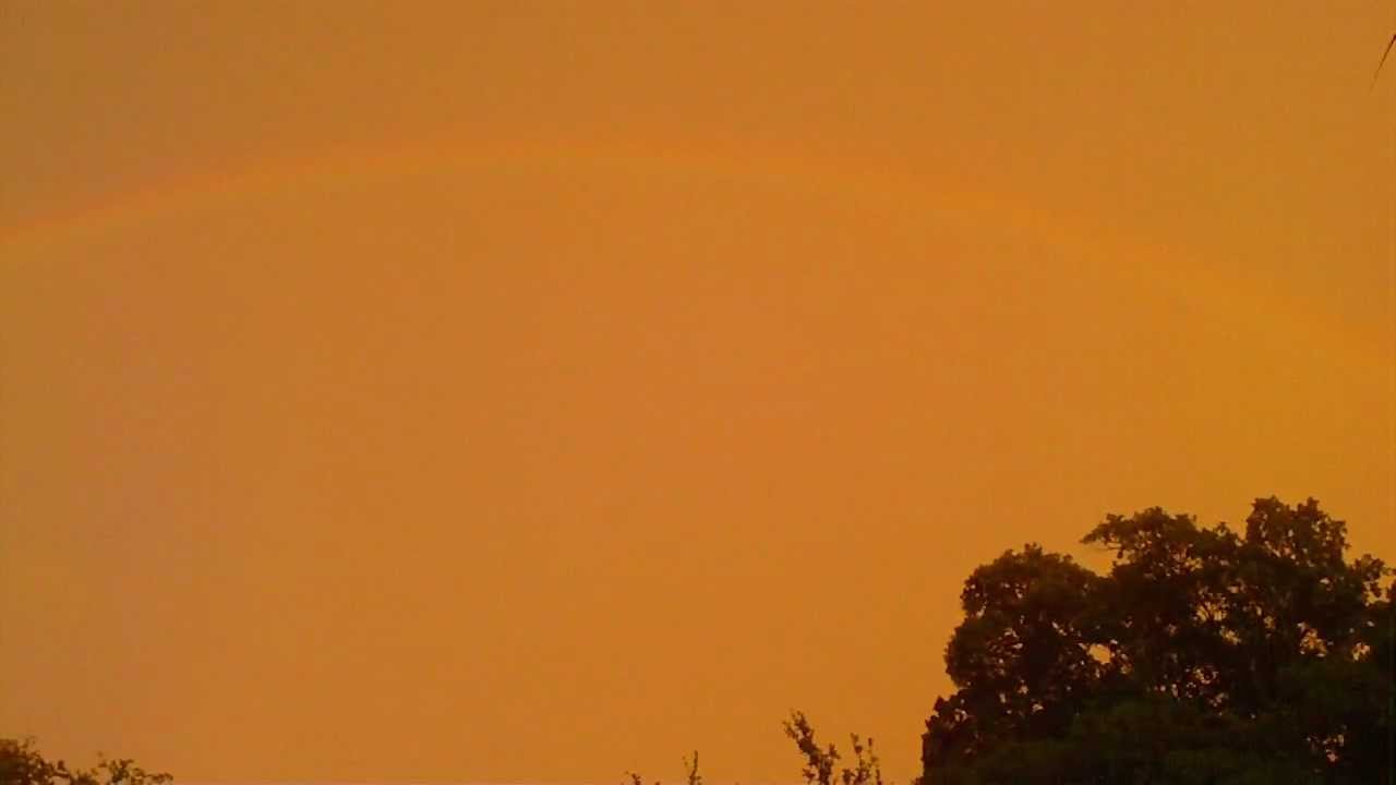 Scary Rainbow during spooky Yellow Sky - YouTube