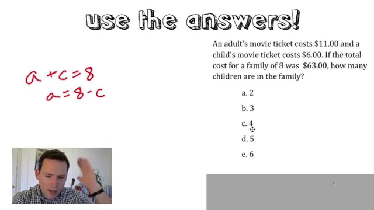 Break the SAT #1 - Use the Answers! - YouTube