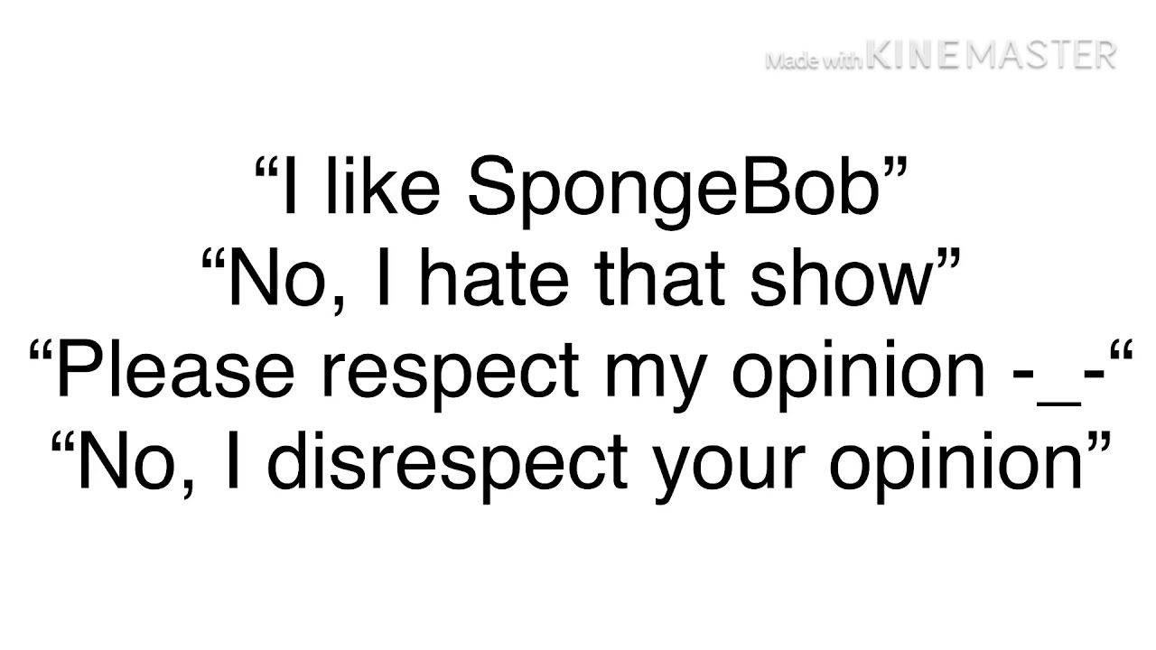 Opinion Bashing in a nutshell - YouTube