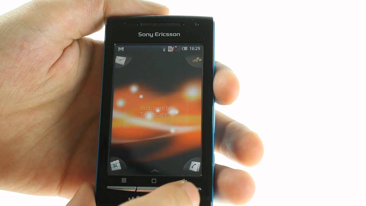 Sony Ericsson W8 User interface demo - YouTube