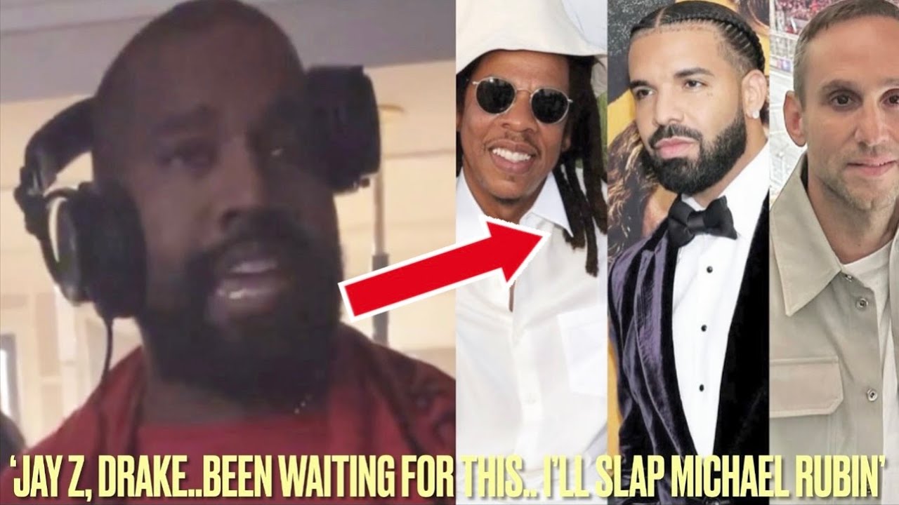 Kanye West GOES OFF On Jay Z, Drake & THREATENS To SLAP Michael Rubin ...