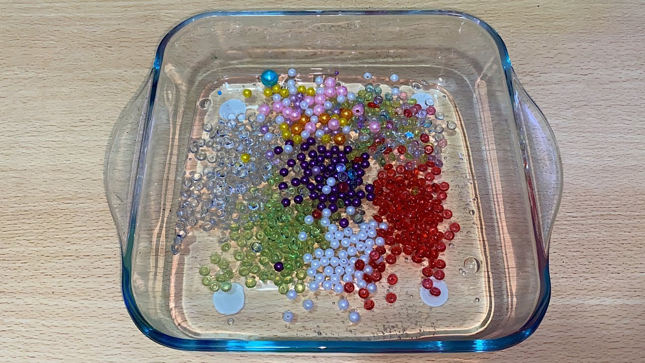 ASMR Adding Diamond and Different Types of Pearls Beads into Crystal ...