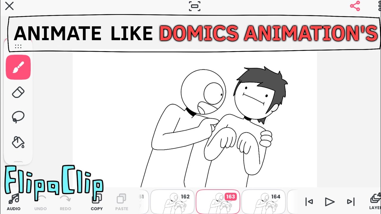 How to Animate Like Domics Using only FlipaClip & a Phone! - YouTube