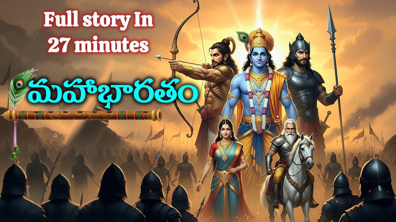 Vyasa Mahabharatam Telugu| full story of Mahabharatam telugu| - YouTube