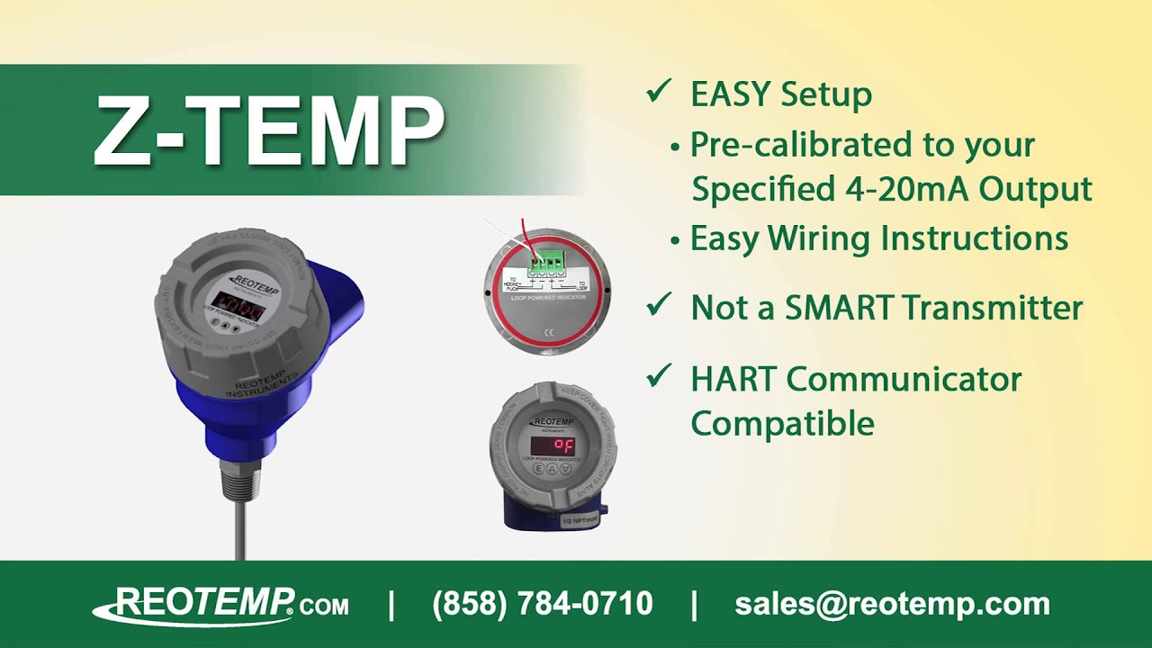 REOTEMP Z-Temp Explosion Proof Transmitter Overview - YouTube
