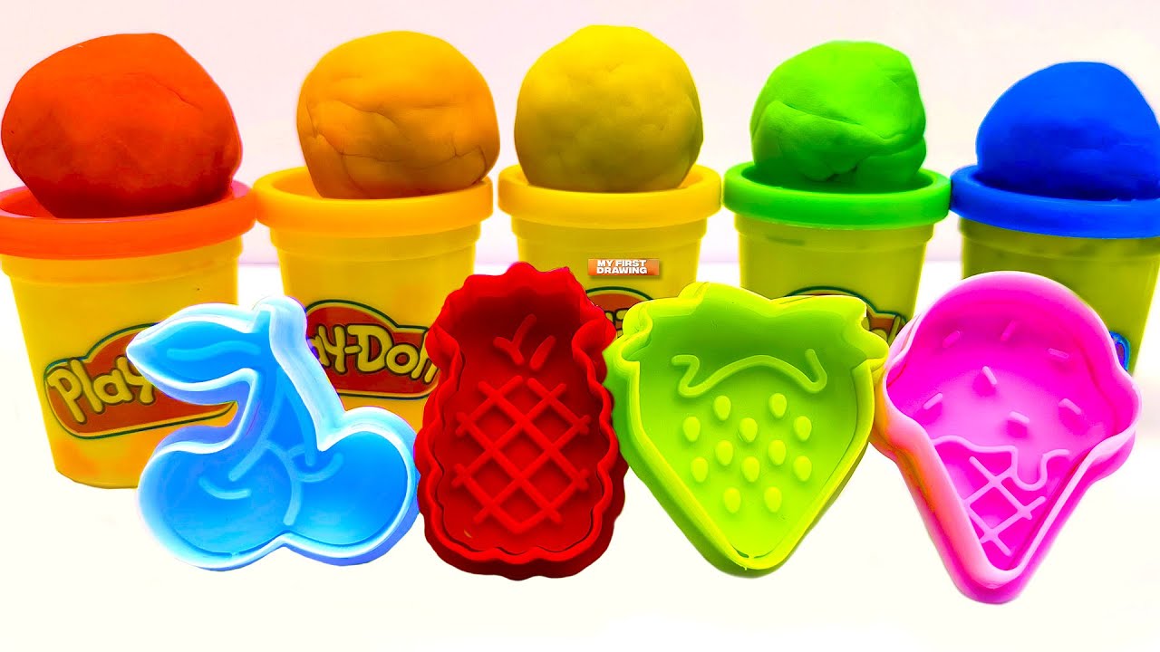 Fruits from Play Doh| Create Fruits from Play Doh - YouTube