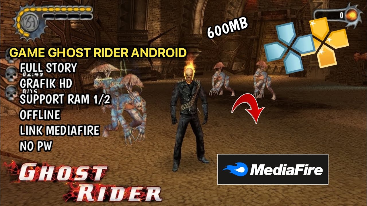 Ghost rider Android!! Download Ghost Rider PPSSPP Offline,No pw - YouTube