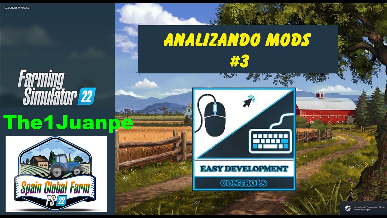 FS22 Analizando mods #3. Hablamos del Easy Development Controls. #mods ...