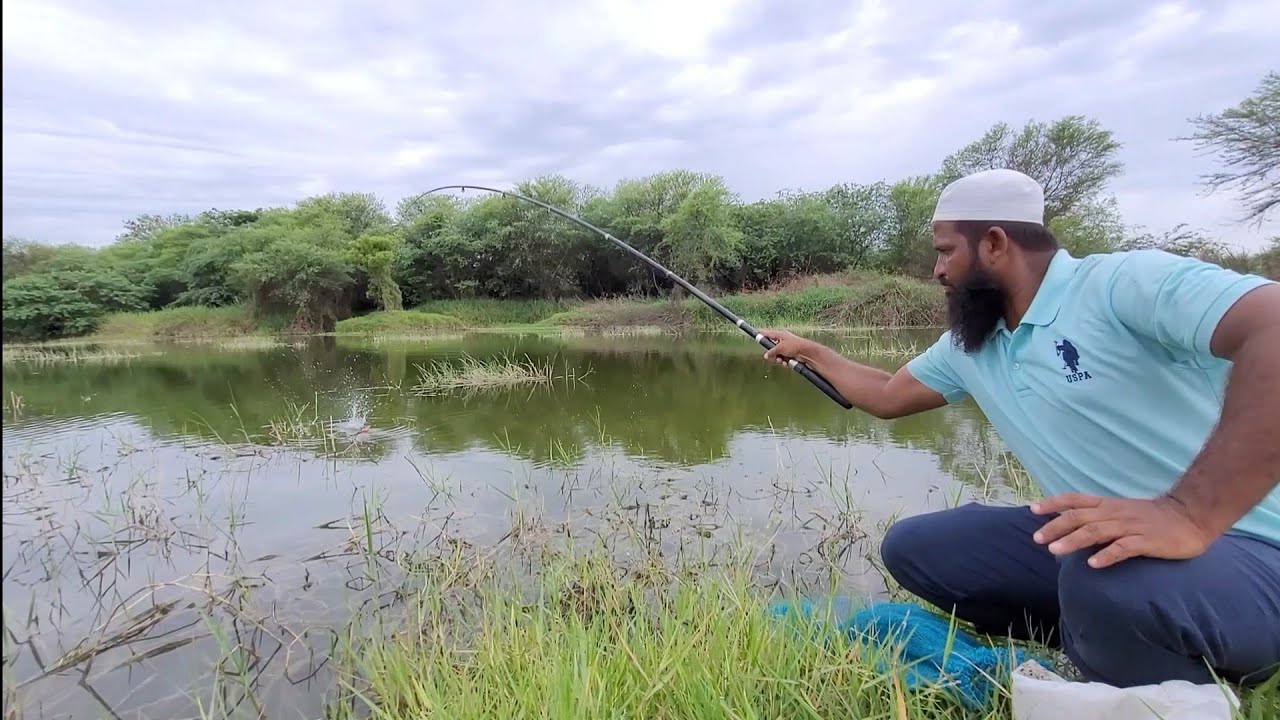 Best small hook fishing |amazing fishing video ponds |Fisher Man ...