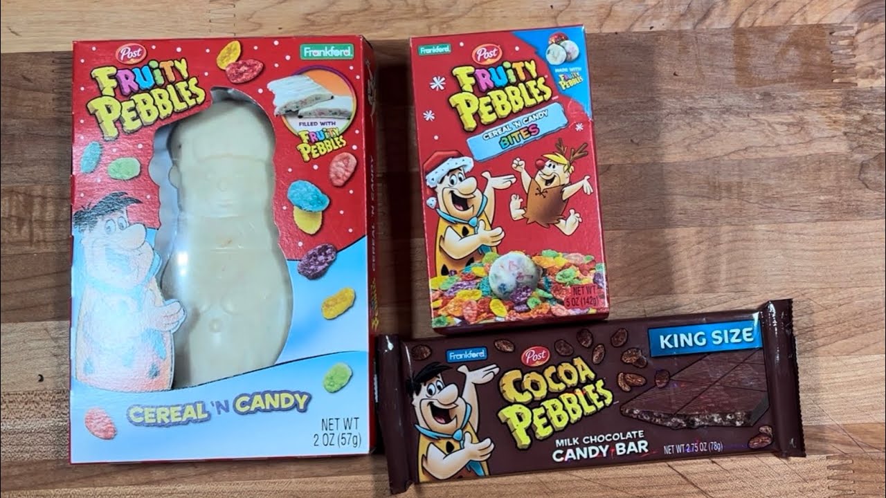 Fruity Pebbles & Coco Pebbles White & Milk Chocolate Review - YouTube
