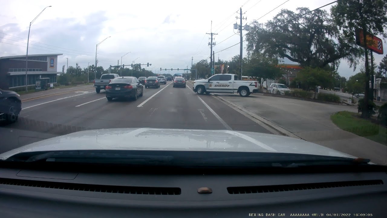 DUI driver caught on dashcam and pulled over - YouTube