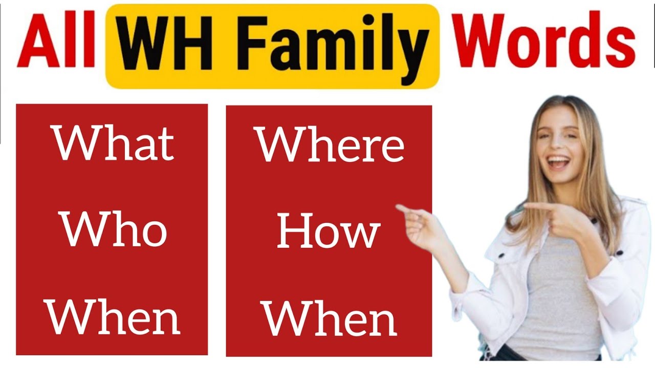 Spoken English | WH Family Facts & Tricks | WH Family Words | What, Why ...