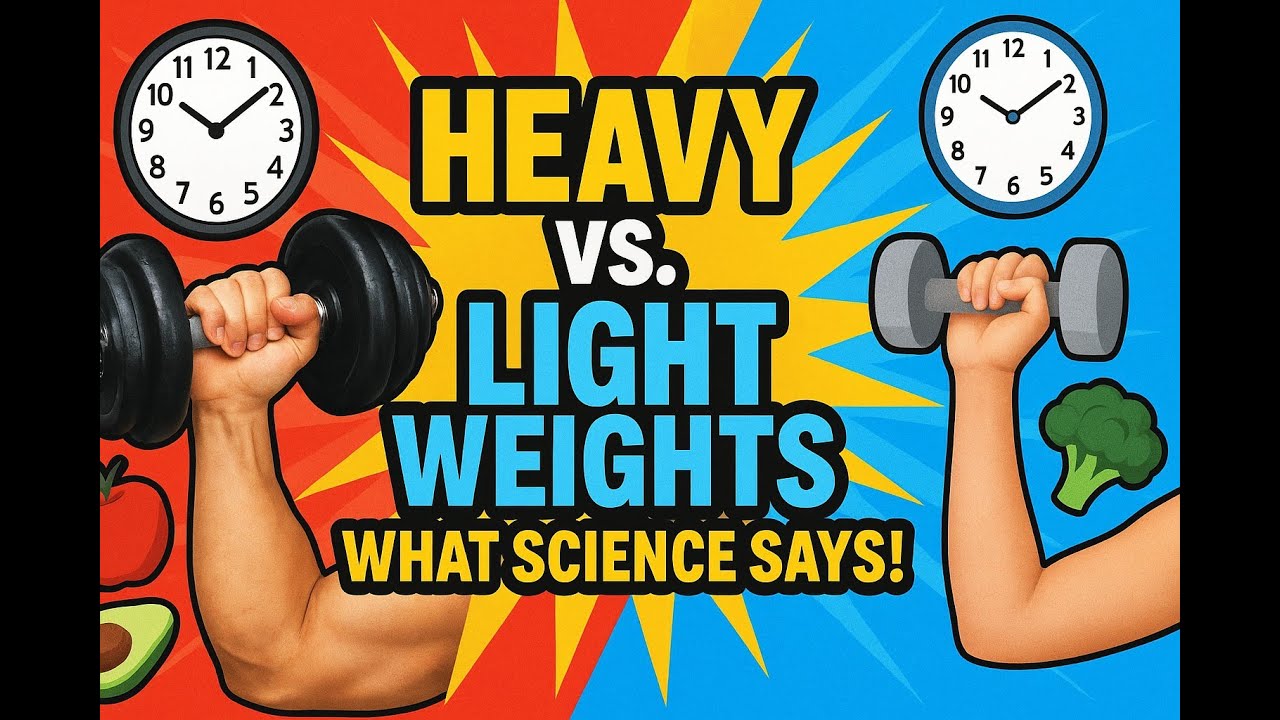 Heavy vs. Light Weights: What Science Says! - YouTube