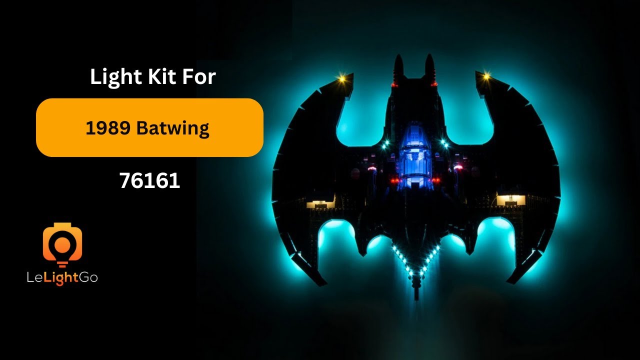 Remote, Standard and Classic Light Kit For 1989 Batwing 76161 - YouTube
