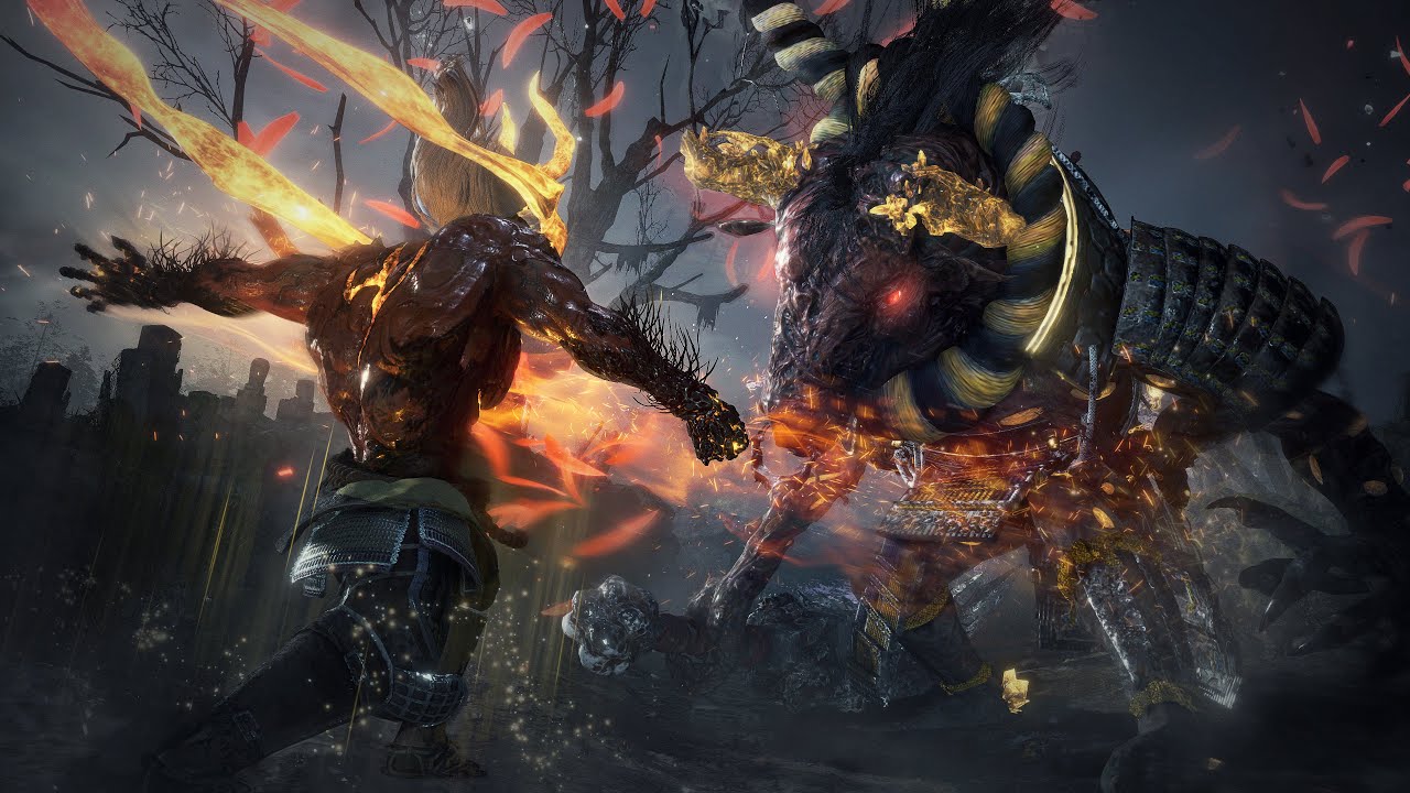 Nioh 2 - Mezuki - First Boss fight! - YouTube