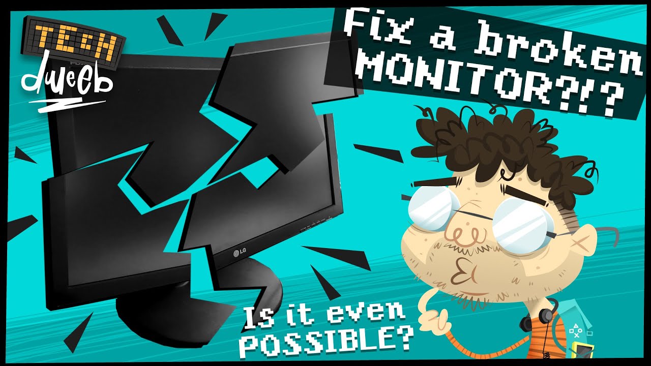 Fixing a broken monitor (no display/power) - CAN IT BE DONE?!? - YouTube