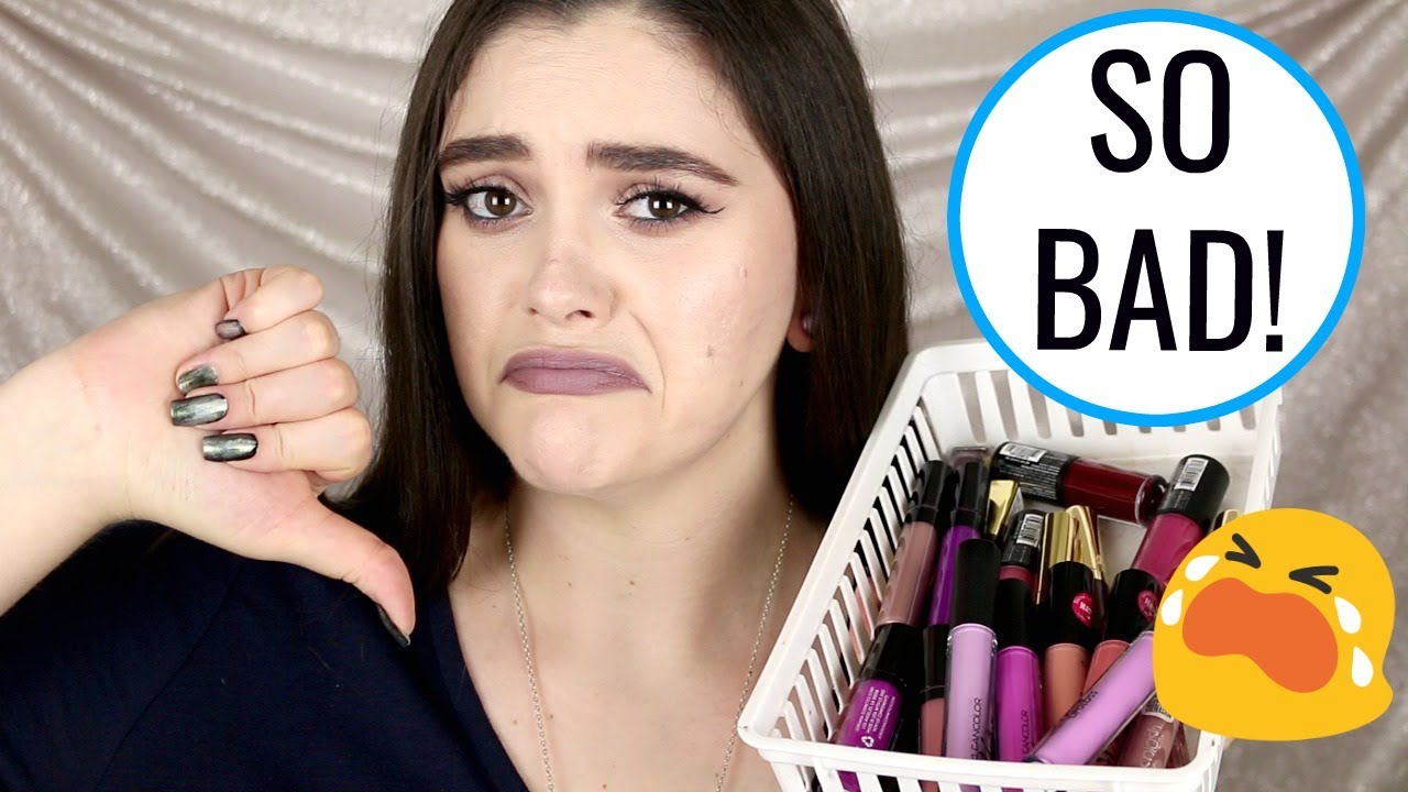 WORST LIQUID LIPSTICKS EVER! 2017 - YouTube
