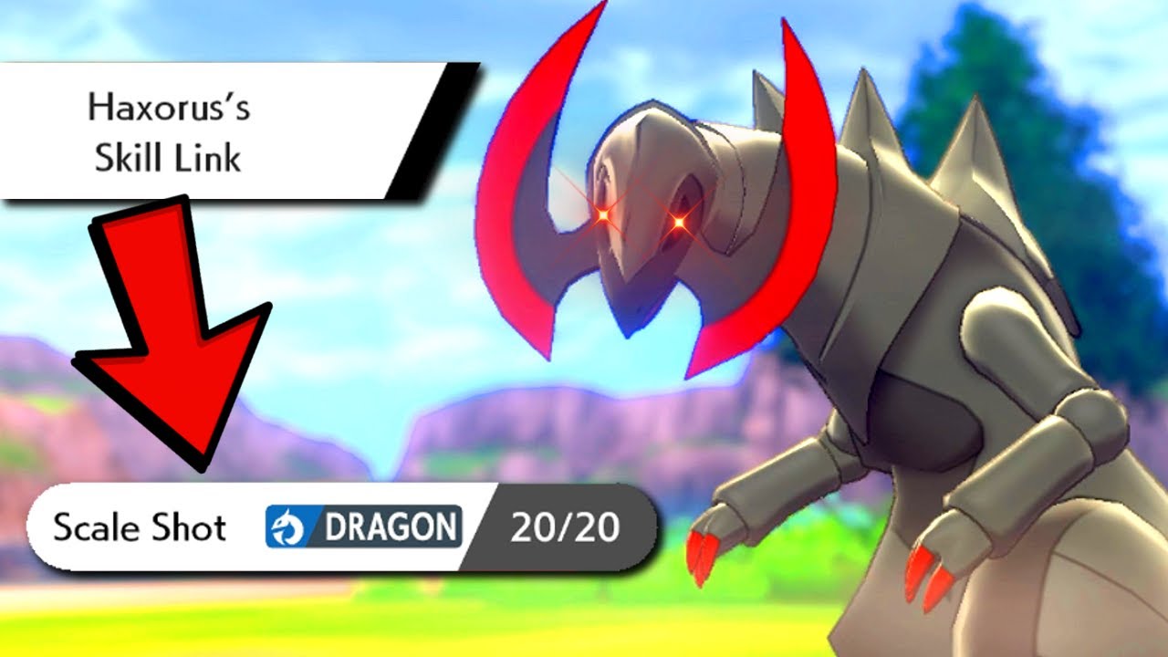 SKILL LINK Scale Shot Haxorus! - YouTube
