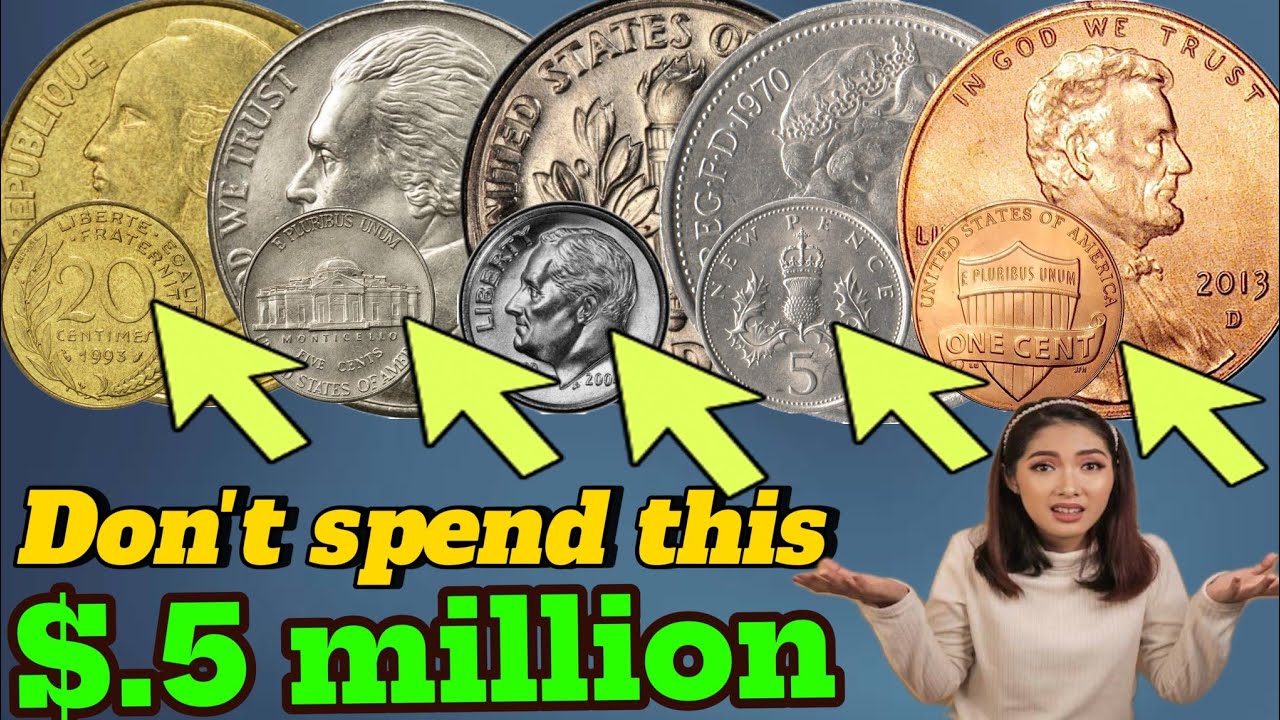 TOP 5 ULTRA RARE COINS WORTH A LOT OF MONEY - COINS WORTH MONEY! - YouTube