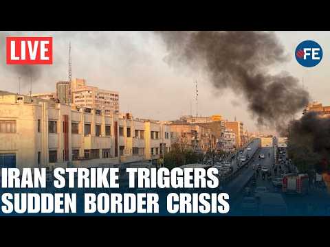 LIVE: Civilians Flee Haji Omeran Border Crossing After Israel Launches Pre-Emptive Strike on Iran