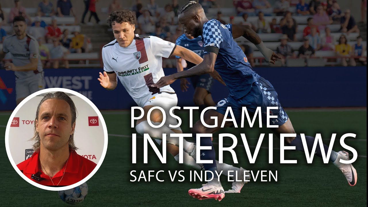 Postgame Interviews - 6/15/2024 @ Indy Eleven - YouTube