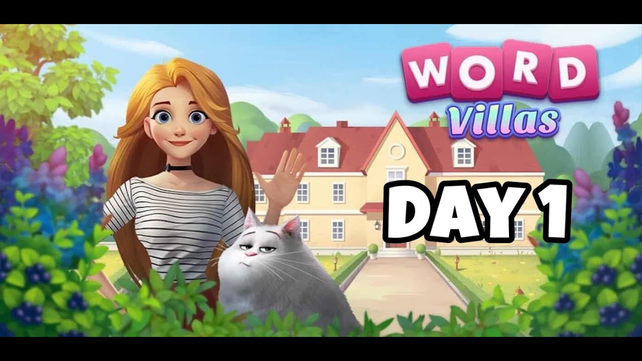 Word Villas Gameplay Day 1 - YouTube