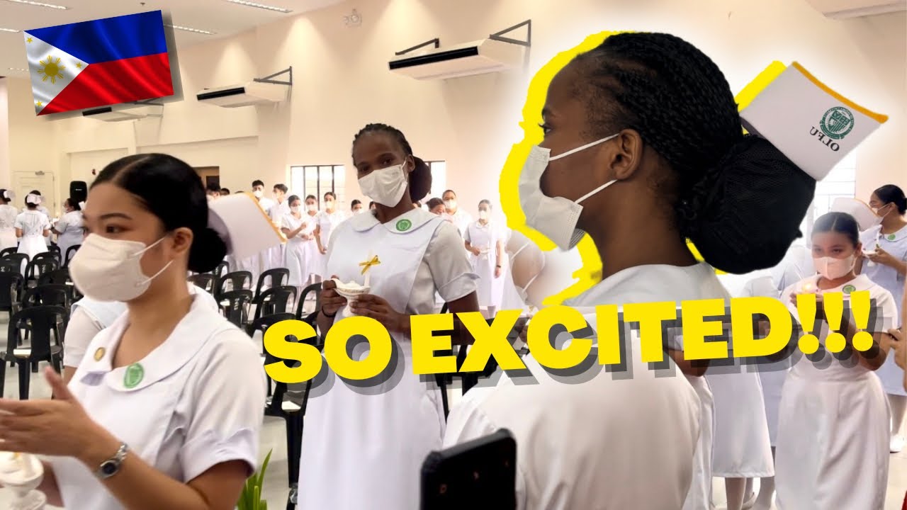 OFFICIAL STUDENT NURSE! CAPPING AND PINNING CEREMONY VLOG @OLFU - YouTube