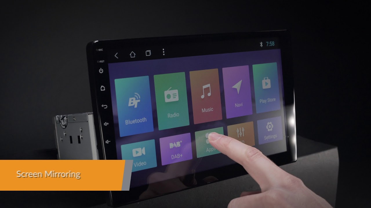 Universal - Android Oreo 8.1 Car Stereo (TM100L) - YouTube