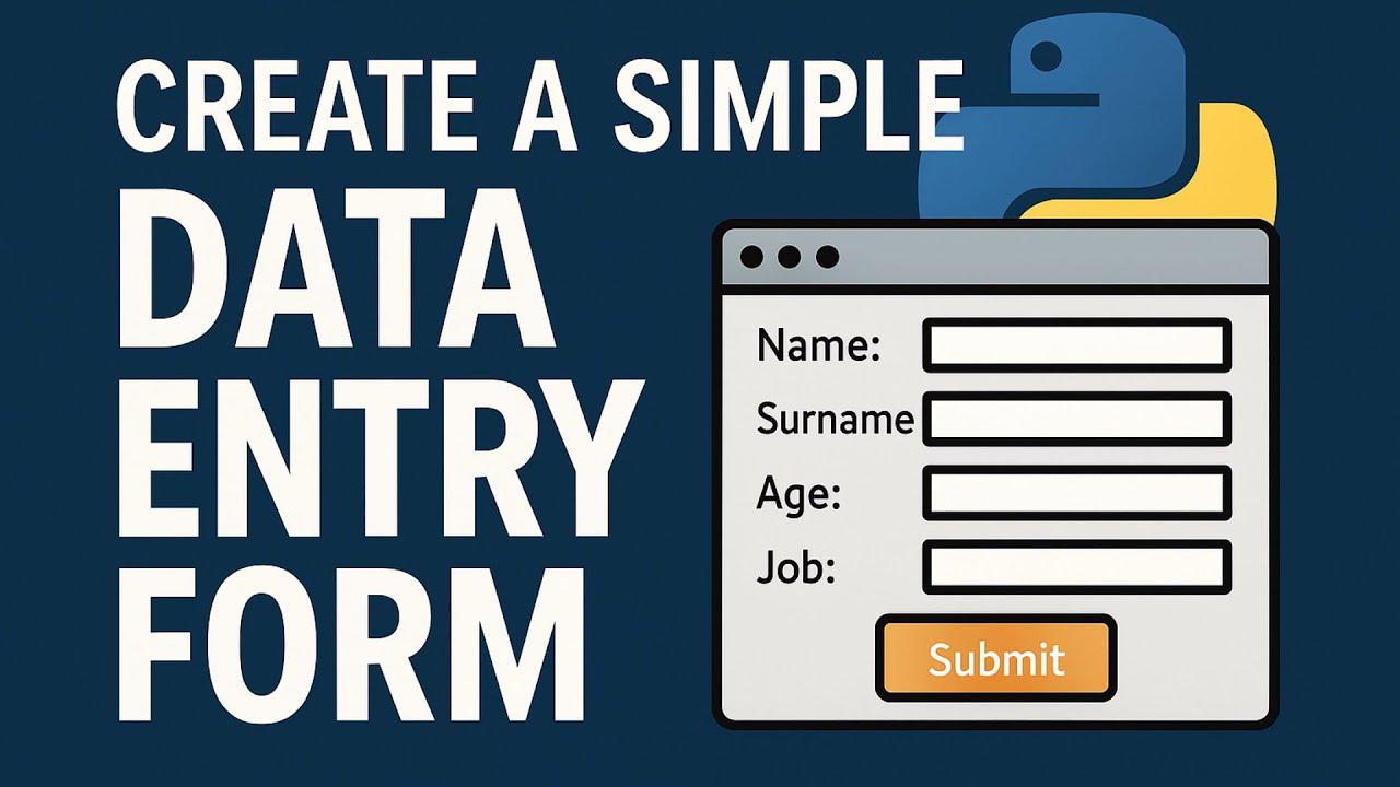 Python Tkinter GUI for Excel | Create, View & Delete Entries - YouTube