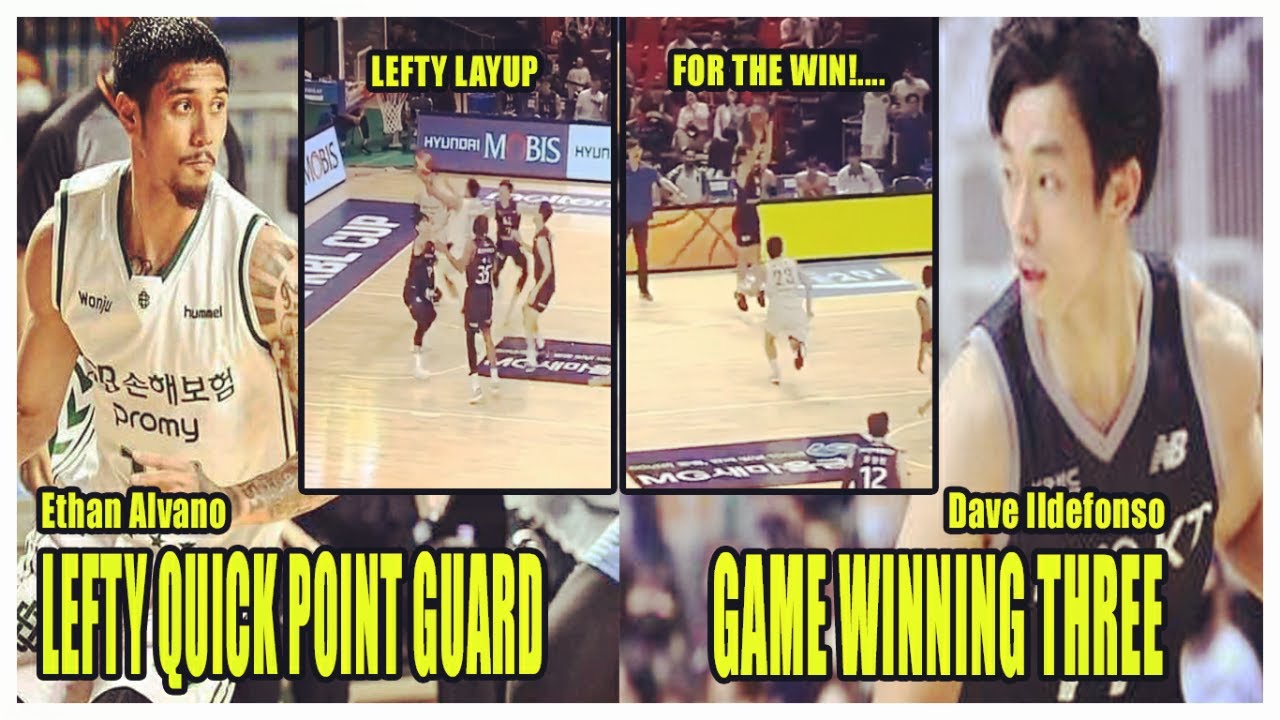 PINOY MATCH-UP in Korea, Dave Ildefonso GAME WINNING THREE, Ethan ...