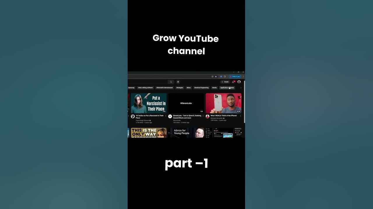 How to grow youtube channel part-1 #youtube #viral #creator #ytgood - YouTube