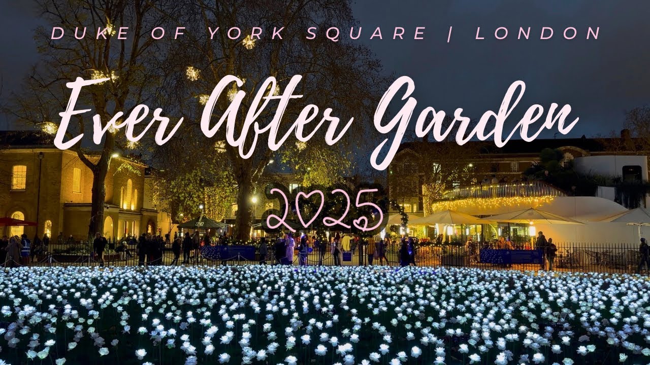 Ever After Garden London 2025 | 30,000 Glowing Roses at Duke of York ...