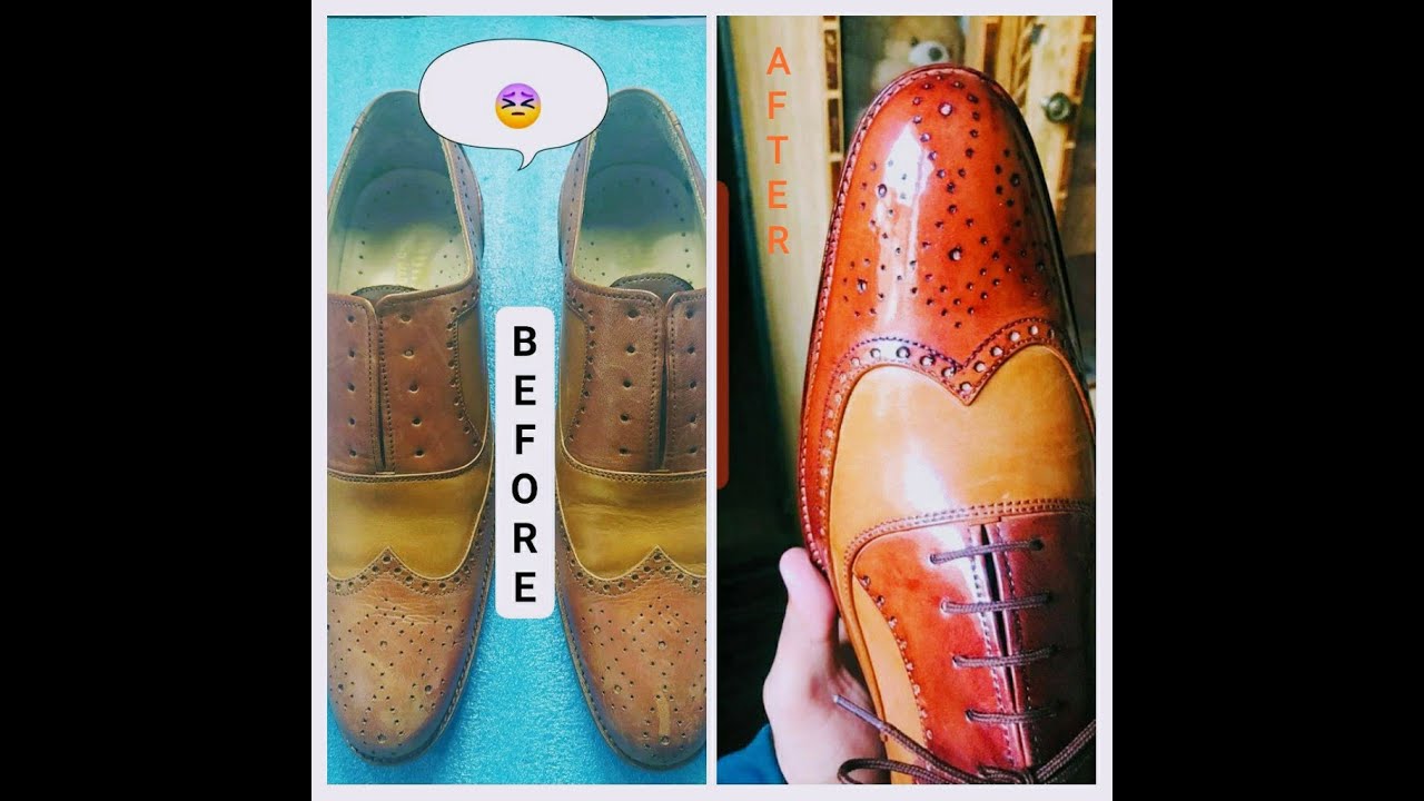 Learn to take care of your footwear | Restoration of a neglected shoe ...