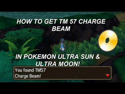 How to get TM 57 Charge beam in Pokemon Ultra Sun & Ultra Moon! - YouTube